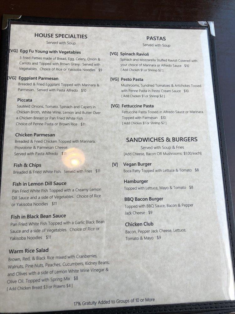 Menu at Marco Polo Global Restaurant, Salem