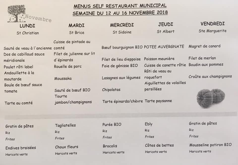 Menu au L'assiette d'ici restaurant, Lons-le-Saunier