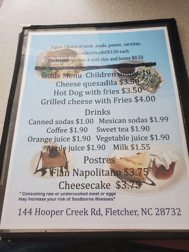 Menu at Scramble restaurant, Fletcher