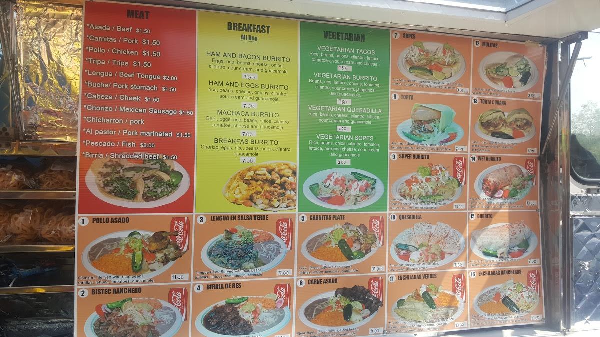 Menu at La Sabrosa Taqueria restaurant, Bothell, -19598 Bothell Everett Hwy