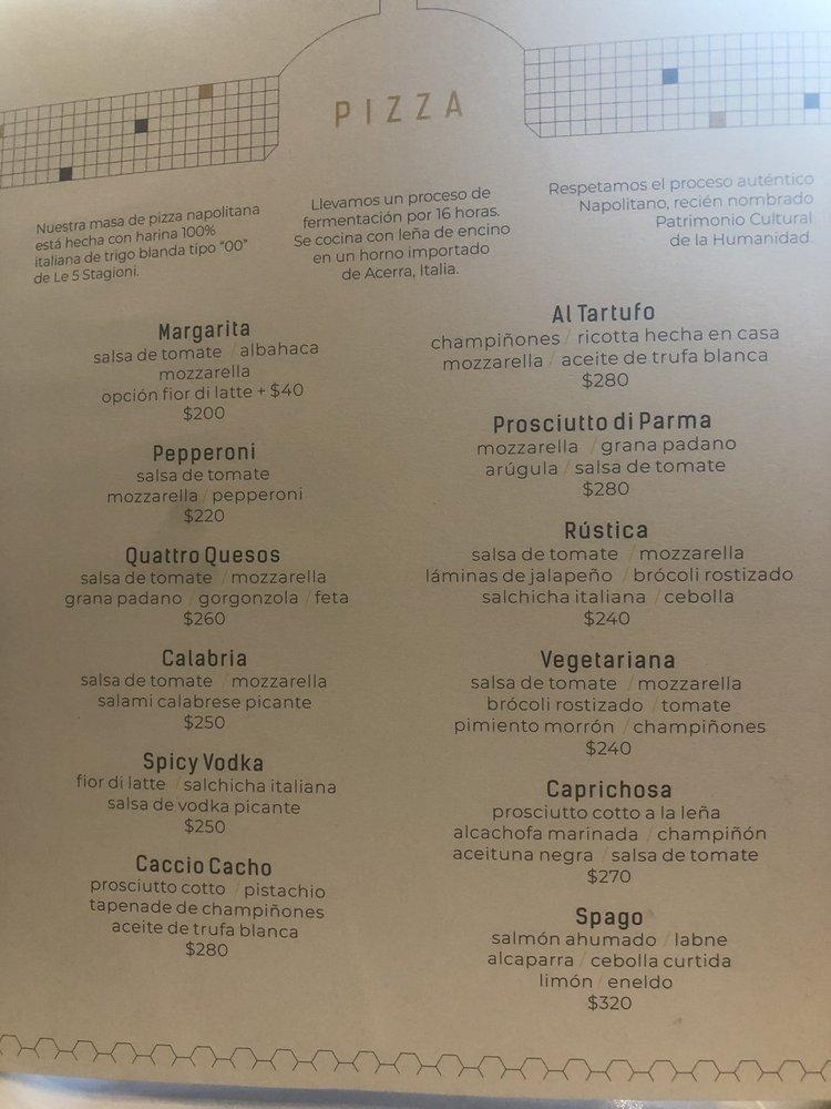 Menu at Caccio Pizza & Rotisserie - Hipódromo pizzeria, Tijuana, Av ...