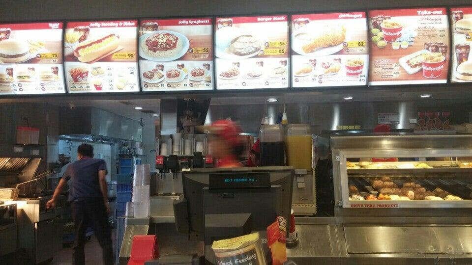 Menu at Jollibee Shell Northbound restaurant, Biñan, Brgy Sto Tomas