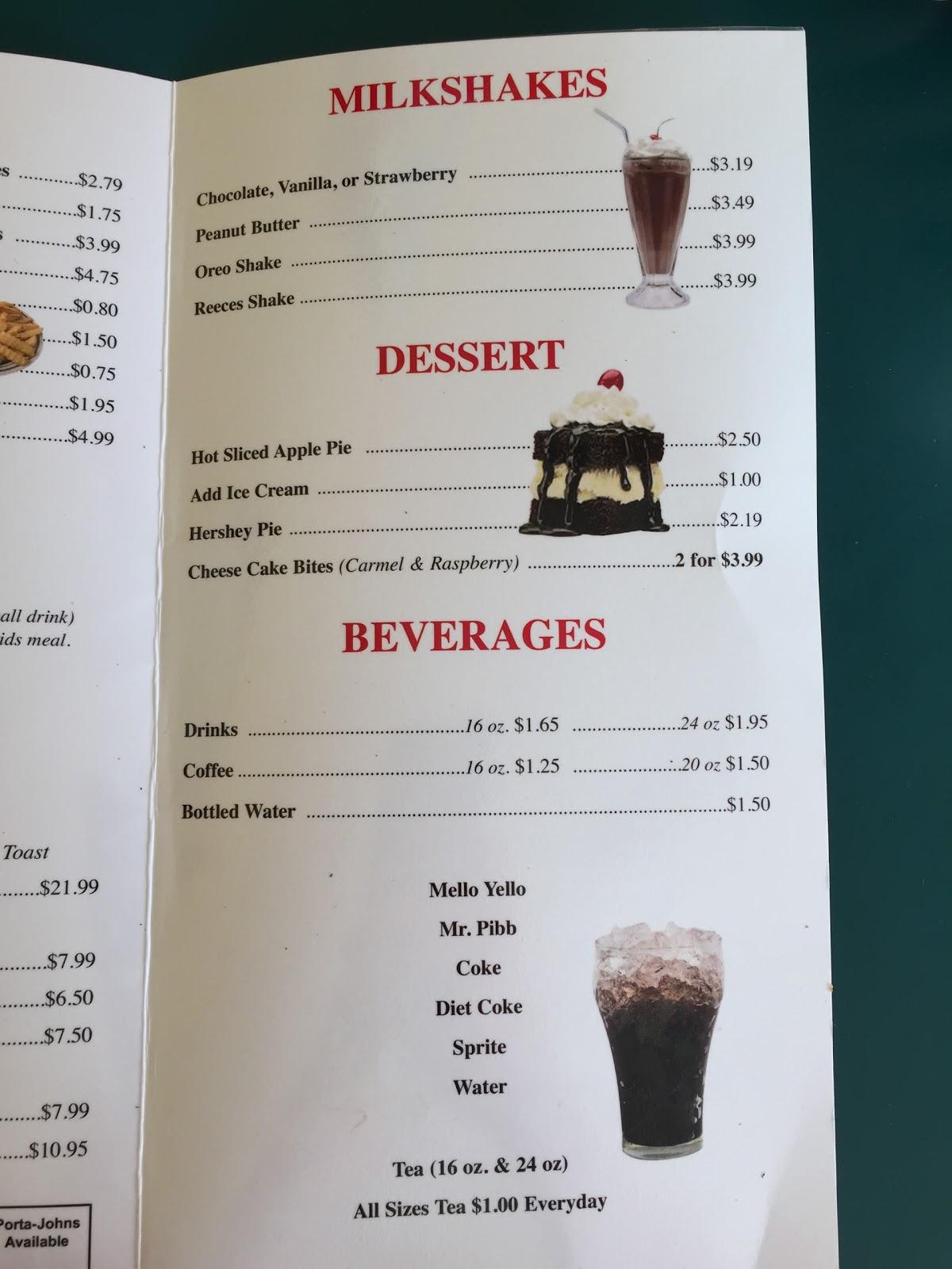 Menu at Burger Basket restaurant, Andrews