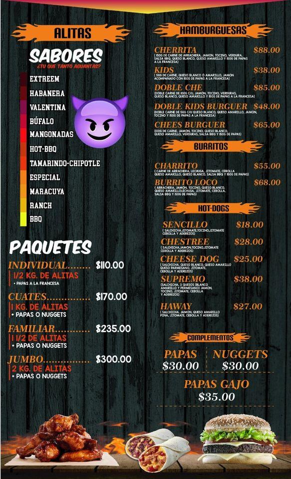 Carta del restaurante Chepe’S, Chilpancingo del los Bravo