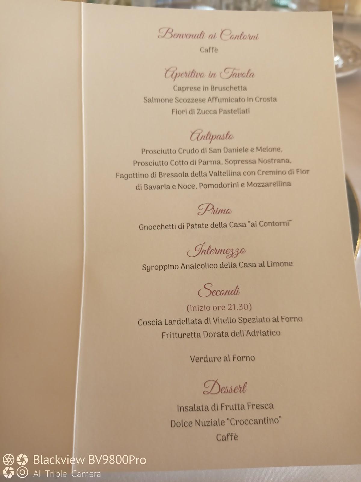 Menu da Ristorante Dei Contorni, Monastier di Treviso