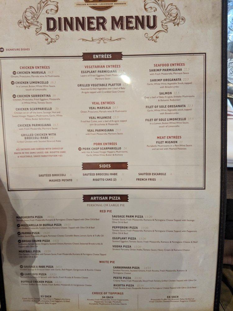 Menu at Aunt Butchies of Brooklyn restaurant, Marlboro Township