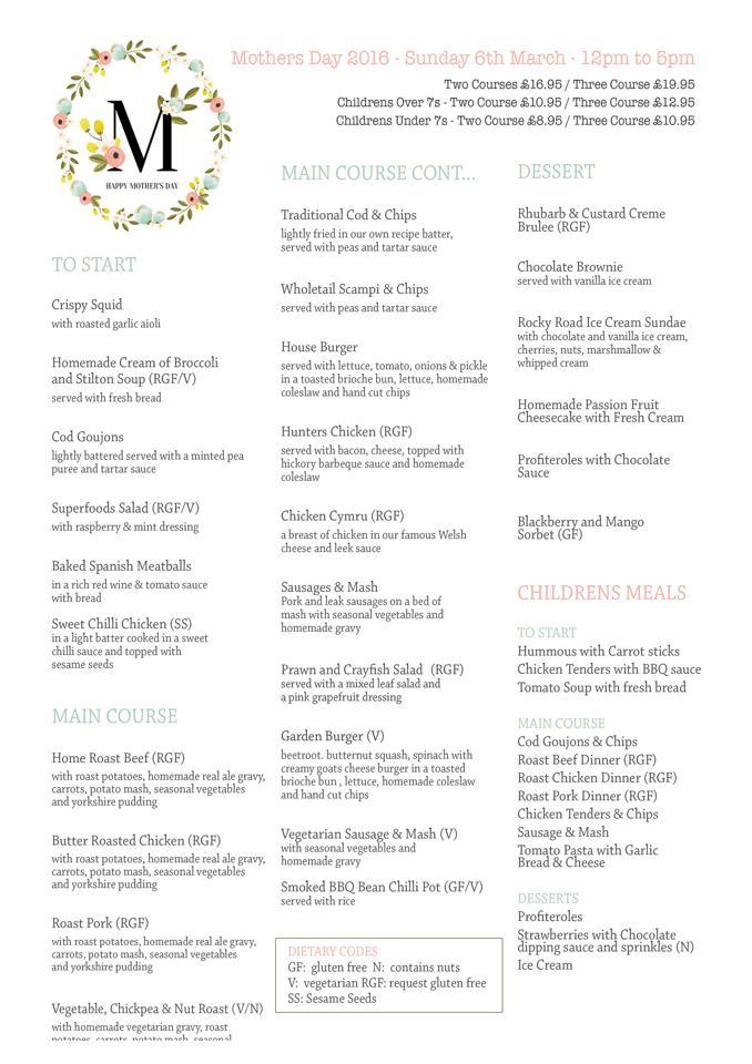 Menu at The West Cross Inn pub & bar, Mayals, 43 Mumbles Rd