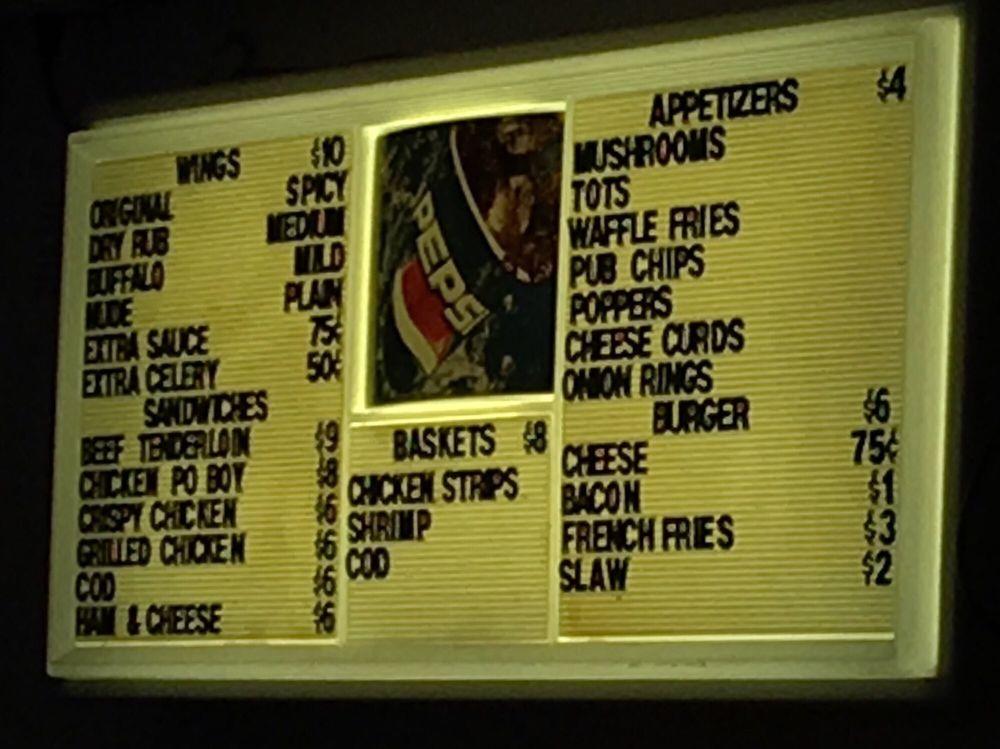 Menu at Chicken Licks pub & bar, Sun Prairie, County Hwy N #3