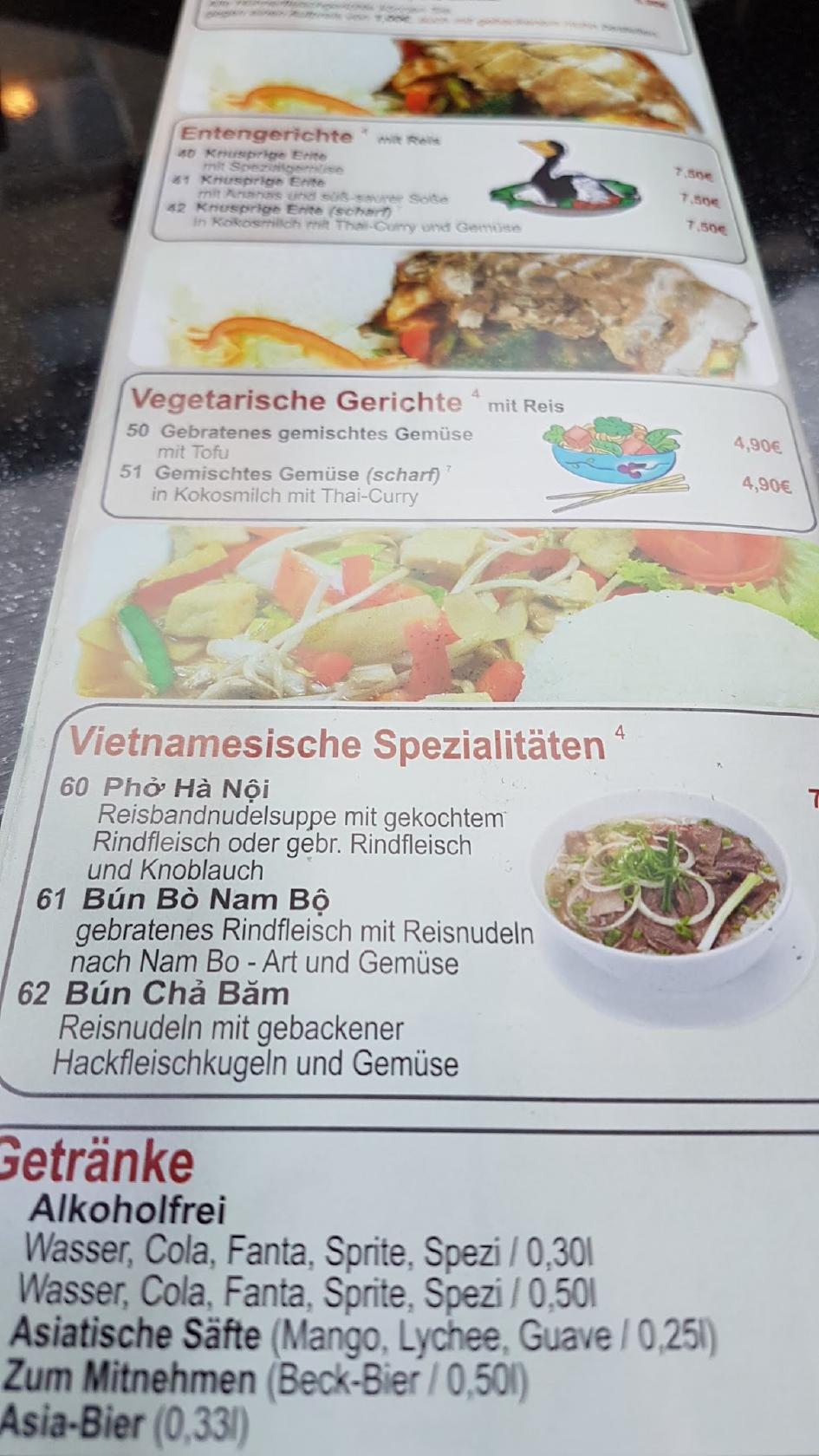 Speisekarte von Sushibar Samurai, Worms