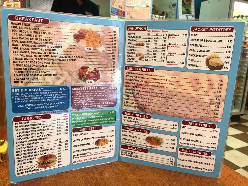 Menu at Goring Cafe Restaurant, Worthing