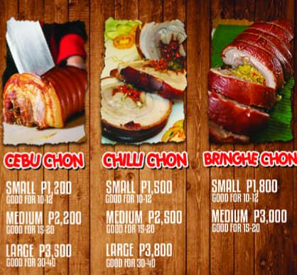 Menu at Esting's Bellychon SAN MATEO RIZAL Branch restaurant, San Mateo