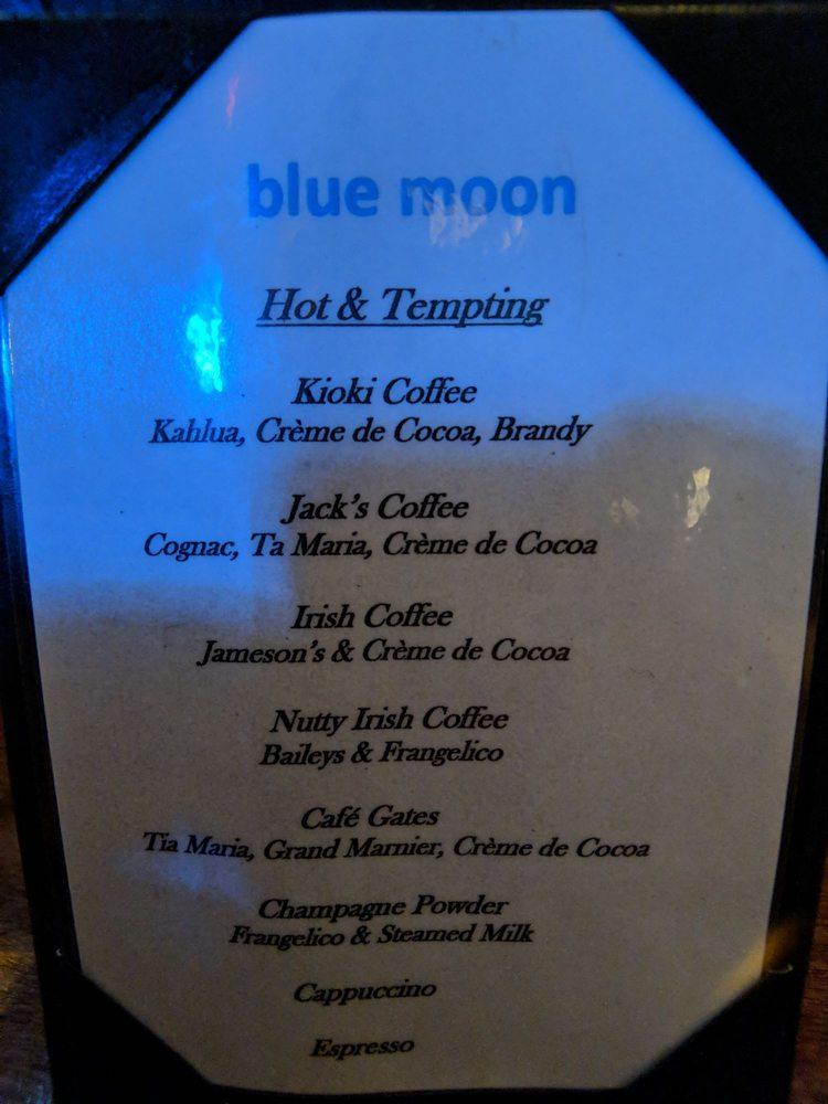 Menu at Blue Moon pub & bar, South Amboy