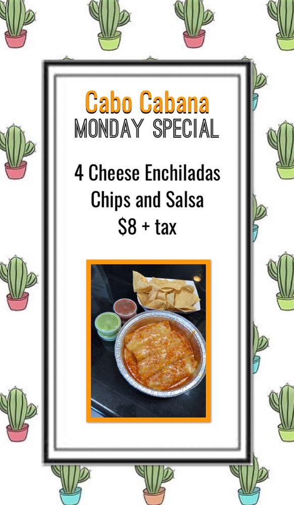 Menu at Cabo Cabana Fresh Baja Grill restaurant, Stevenson Ranch, The ...