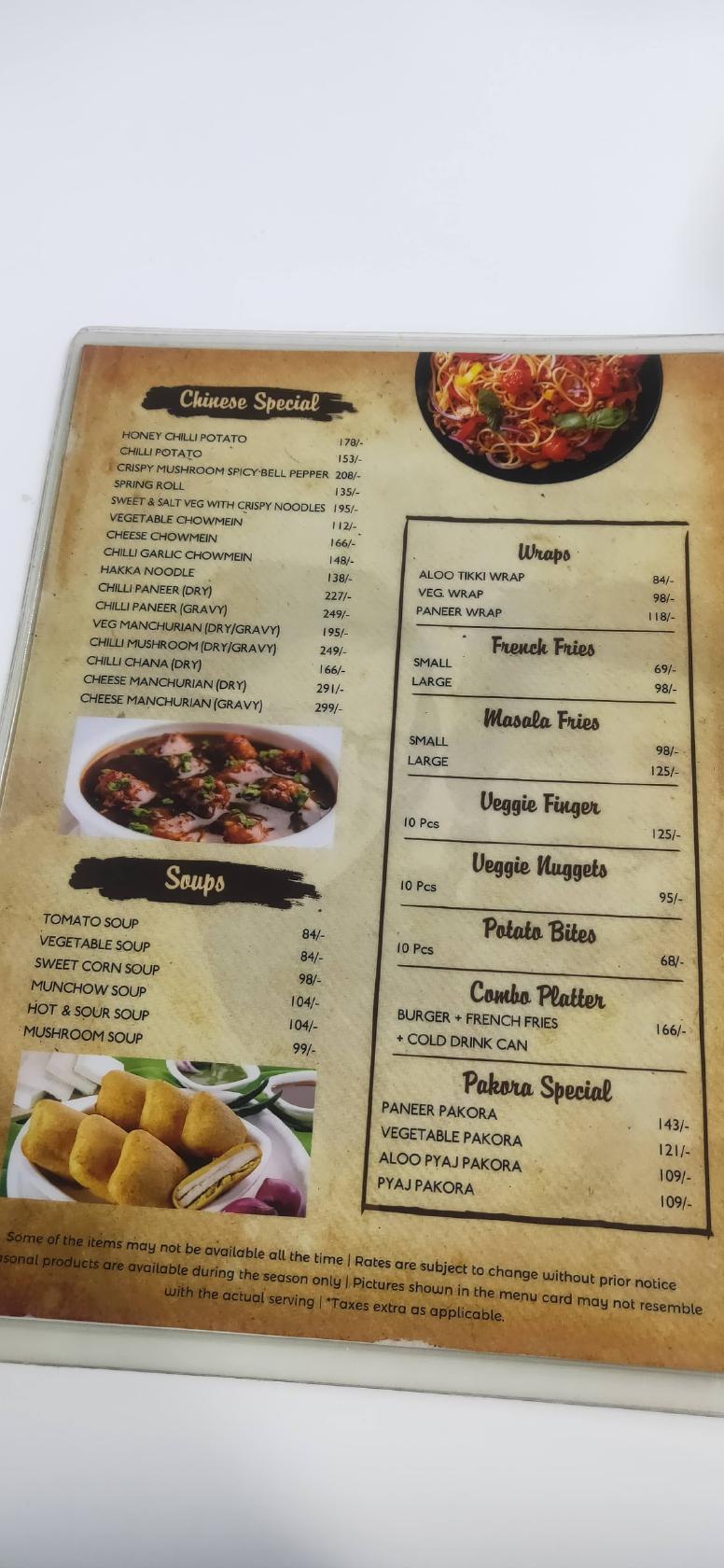 Menu at Hotel Shree Shyam, Kapdiwas