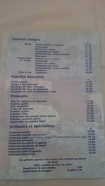 Menu au Sultan (Le), Seraing