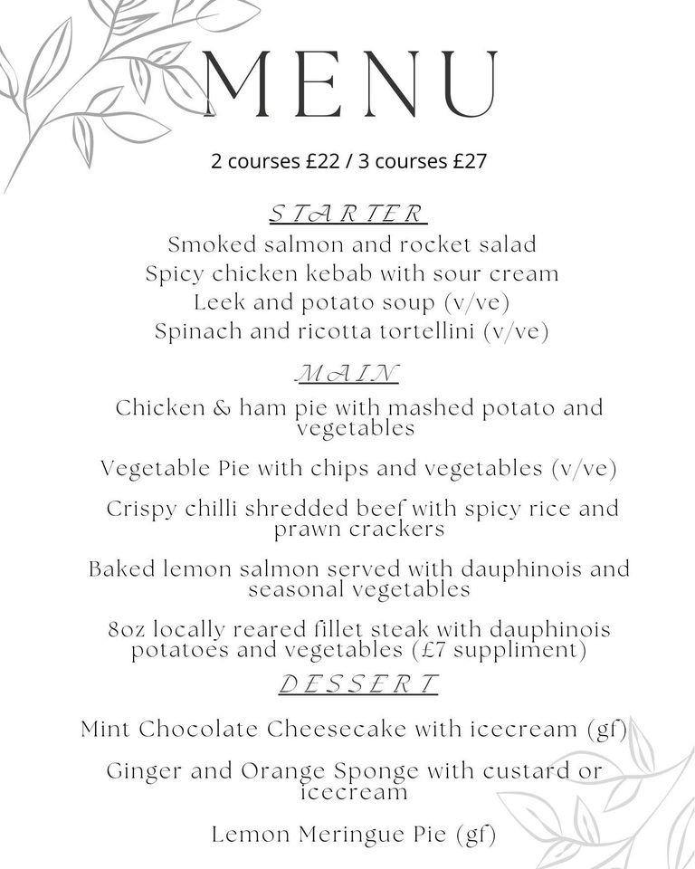 Menu at The Courtyard @ No.12 pub & bar, Burton upon Trent