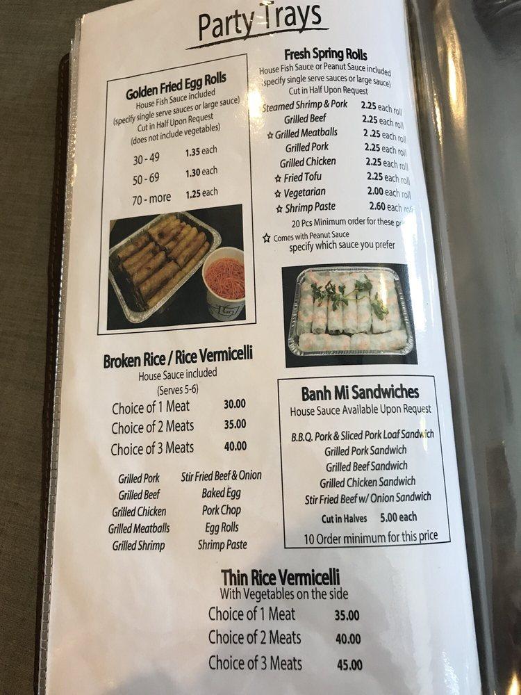 Menu at Golden Deli San Gabriel restaurant, San Gabriel