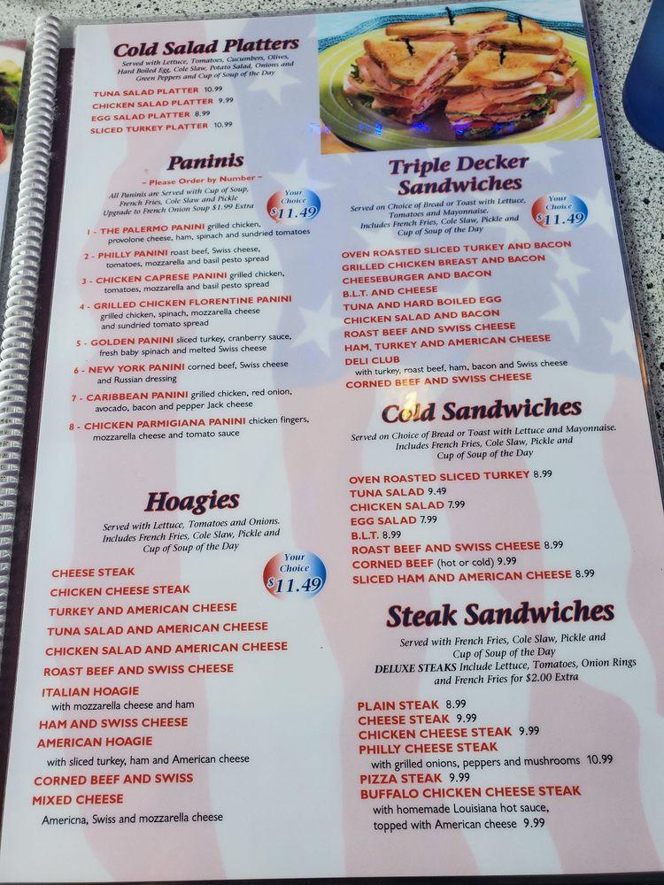 Menu at Liberty II Diner Aksaray LLC restaurant, Florence Township