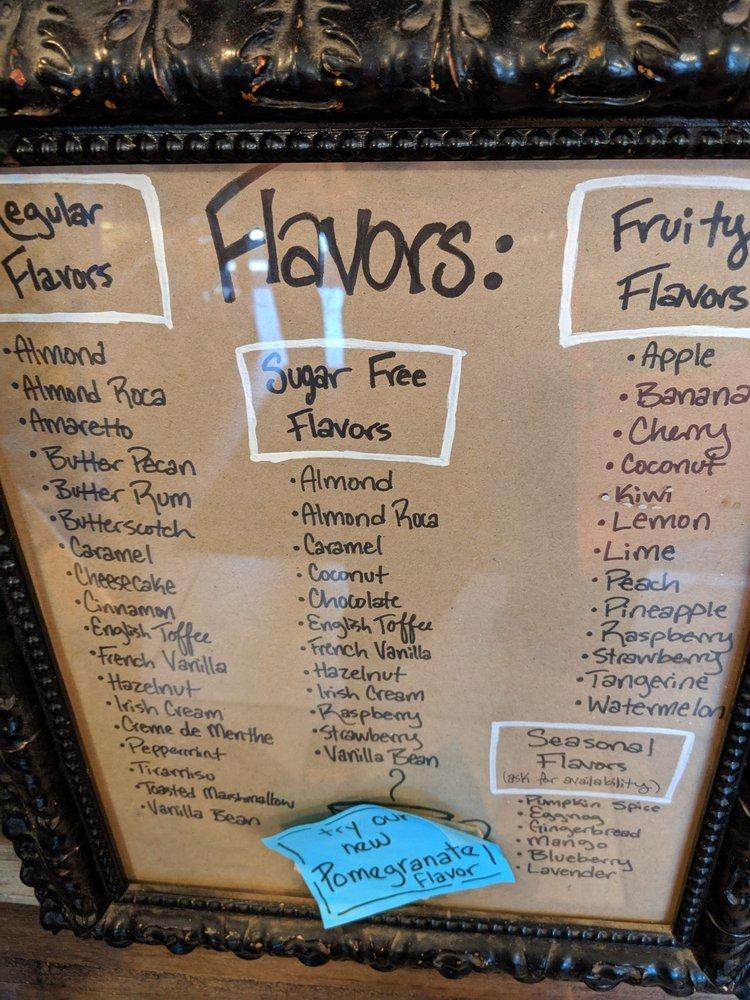 Menu at Lu Lu Beans cafe, Willmar