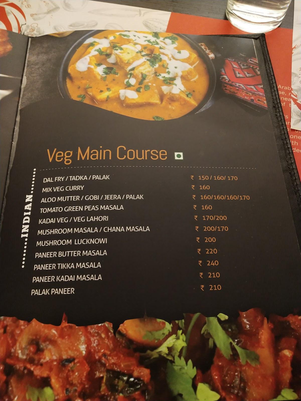 Menu at Zaitoon Restaurant, Velachery, Chennai, 362