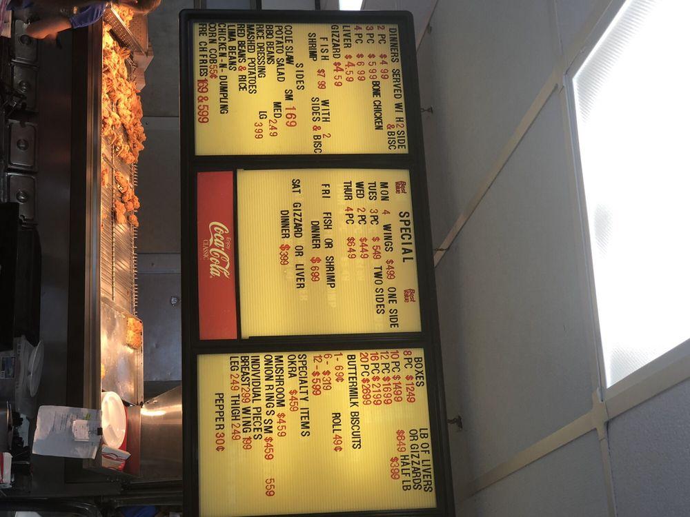 Menu at Danny's Fried Chicken fast food, Niceville, 408 E John Sims Pkwy