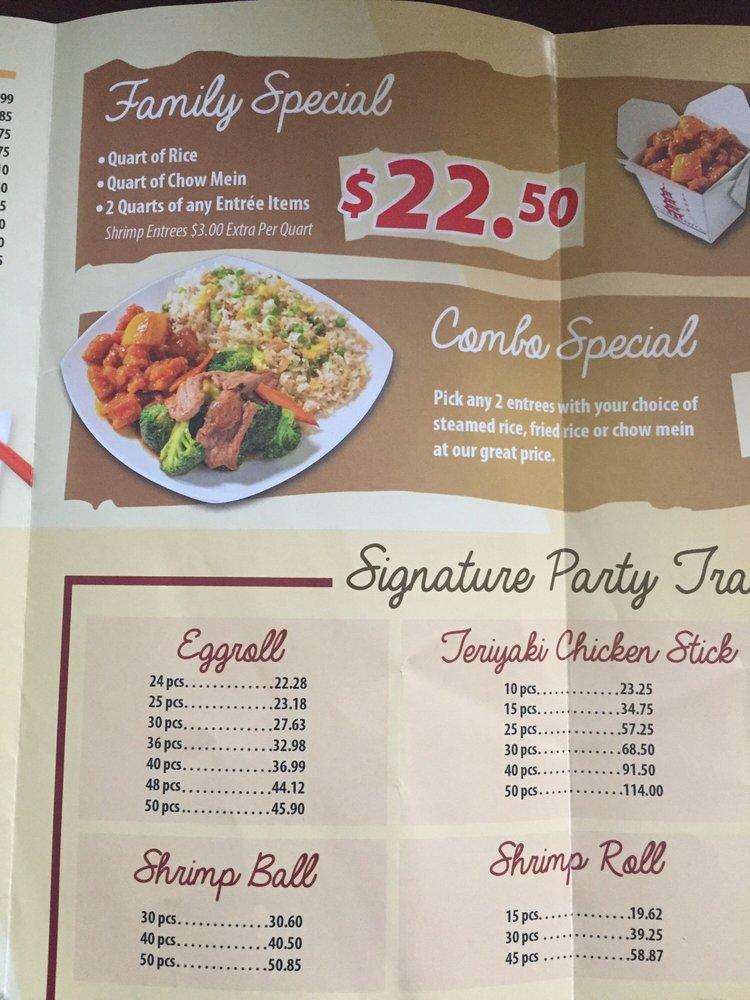 Menu at King Eggroll Express restaurant, San Jose, Leigh Ave