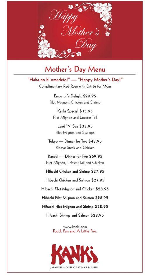 Menu at Kanki Japanese House of Steaks and Sushi restaurant, Raleigh ...