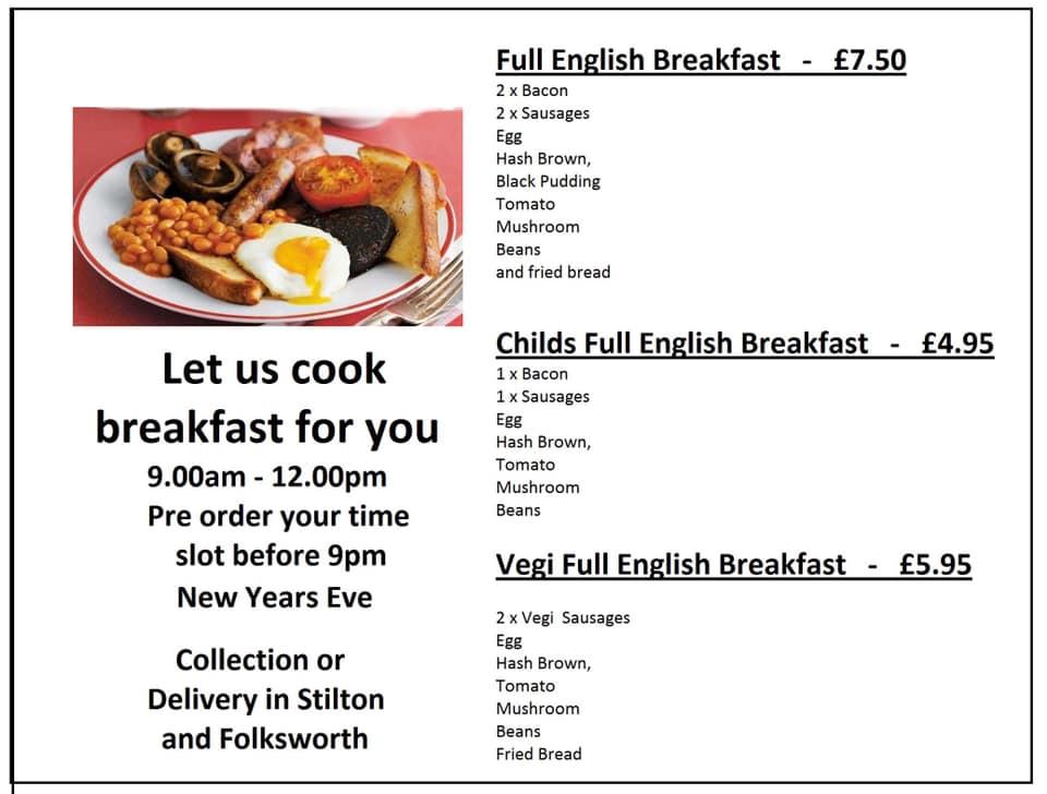 Menu at The Talbot Inn pub & bar, Peterborough, 5 North St