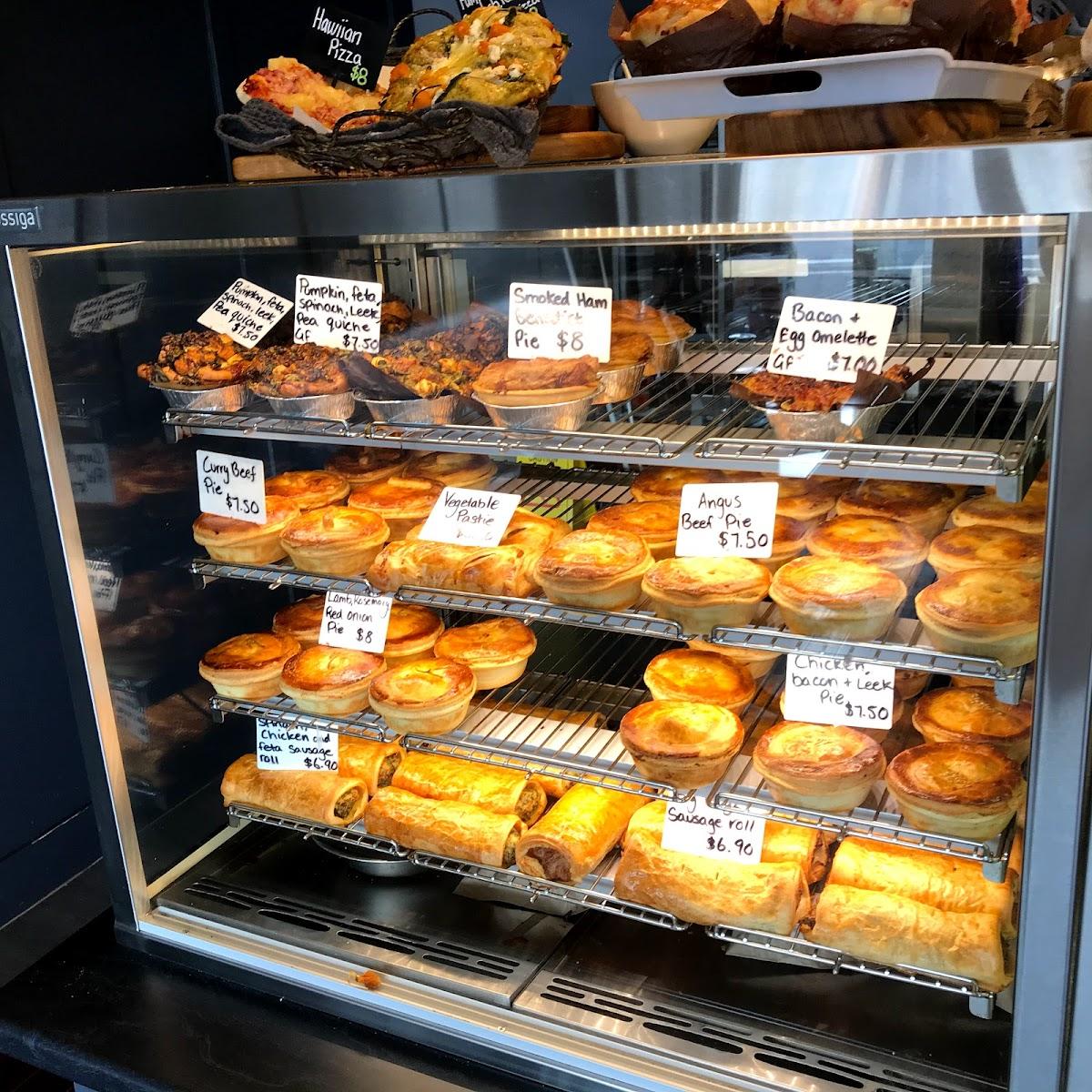 Menu at The Goomeri Bakery, Goomeri
