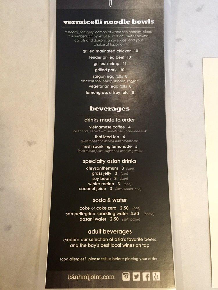 Menu at Monster Pho 2 pub & bar, Emeryville