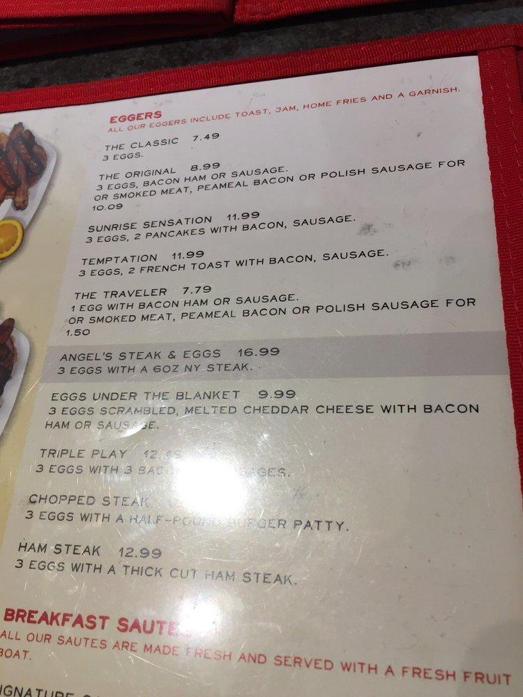 Menu at Angel's Diner - Family Restaurant London, London