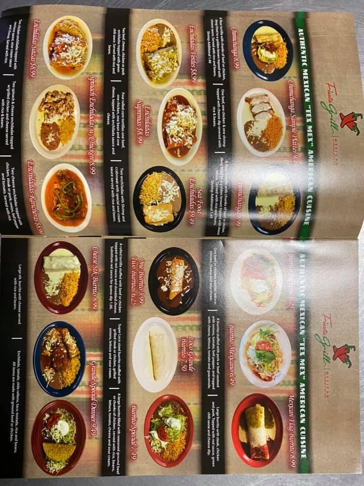 Menu at Fiesta Grill Mexican restaurant & Tex-Mex, Ripley