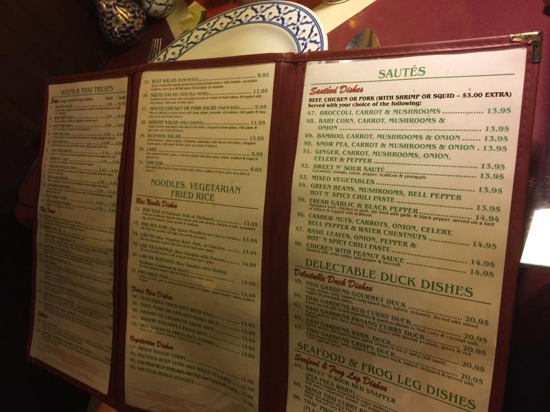 Menu at Orange Pepper Thai & Sushi restaurant, Fort Myers