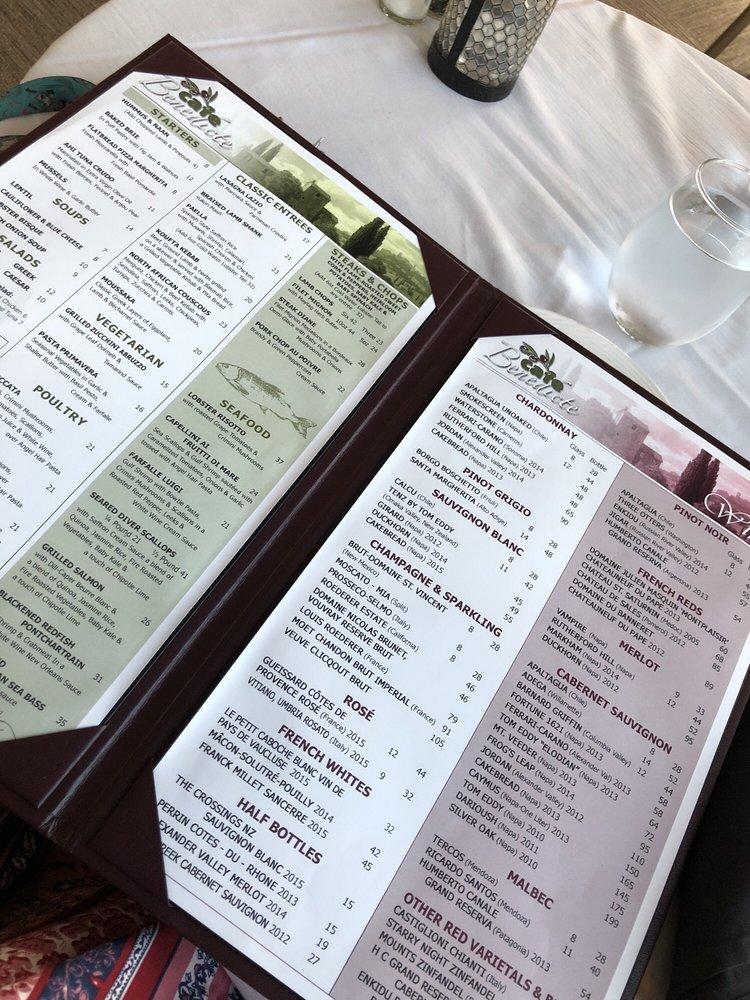Menu at Cafe Benedicte, Houston, Memorial Dr
