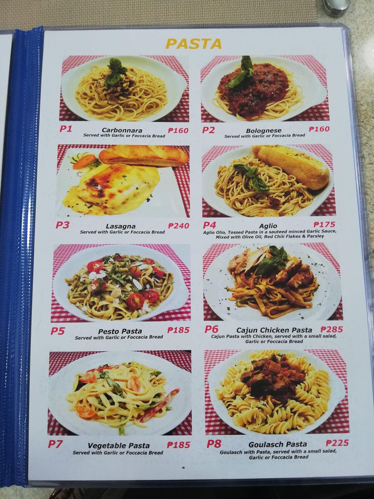 Menu at German Angels Bakery And Dining, Angeles