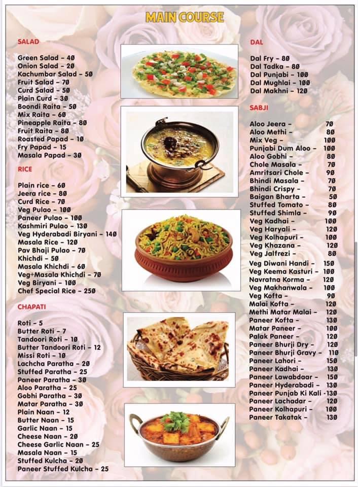 Menu at Daily treat cafe and restaurant, India