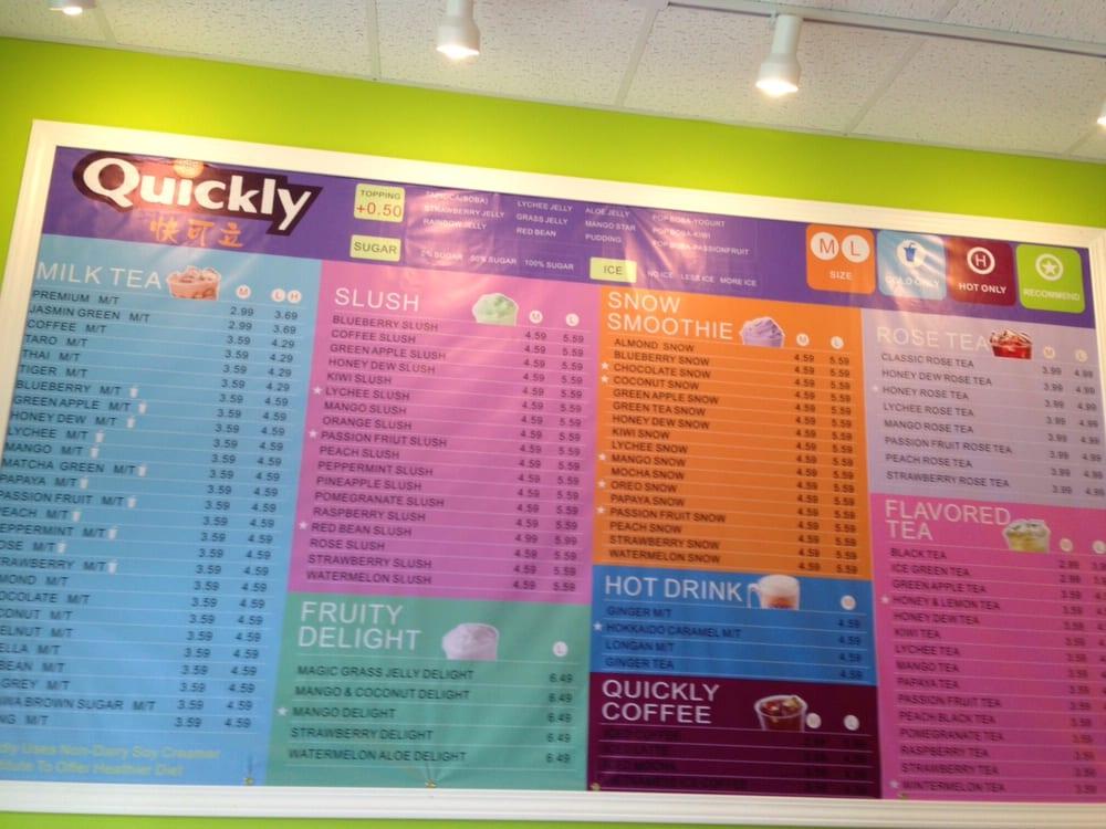 Menu at Quickly pub & bar, Morrisville
