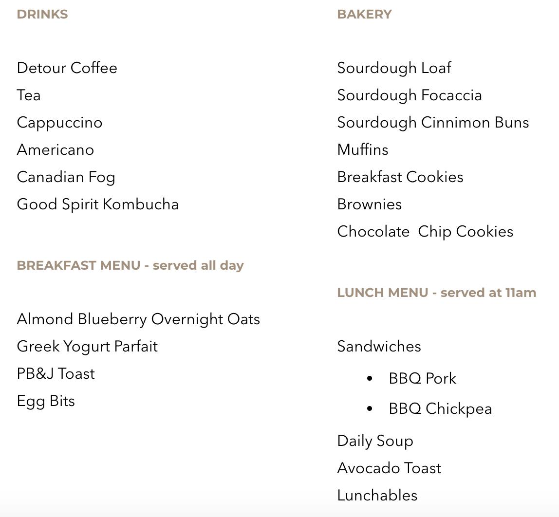 Menu at Second Breakfast Cafe, Emerald Park