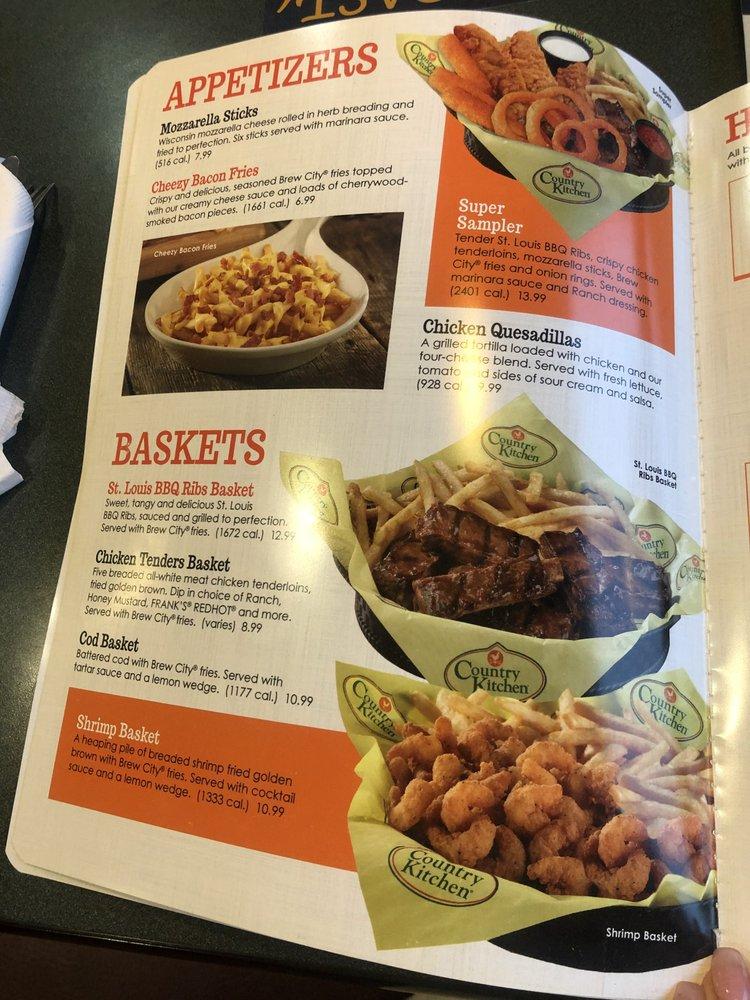 Menu at Country Kitchen Restaurant, Casselton