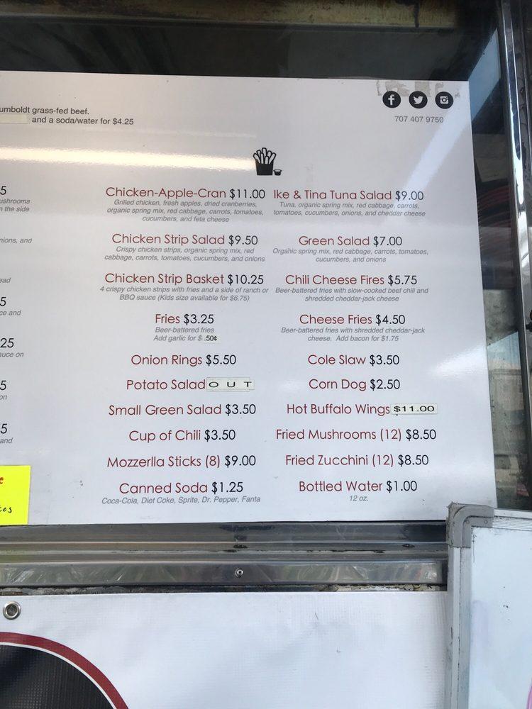 Carta del restaurante Roman's Kitchen, Arcata