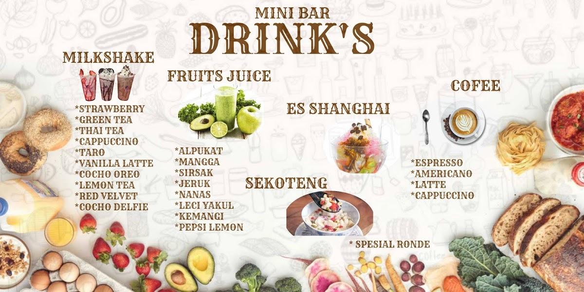 Menu at MINIBAR DRINK'S AND SNACK'S, Palasari