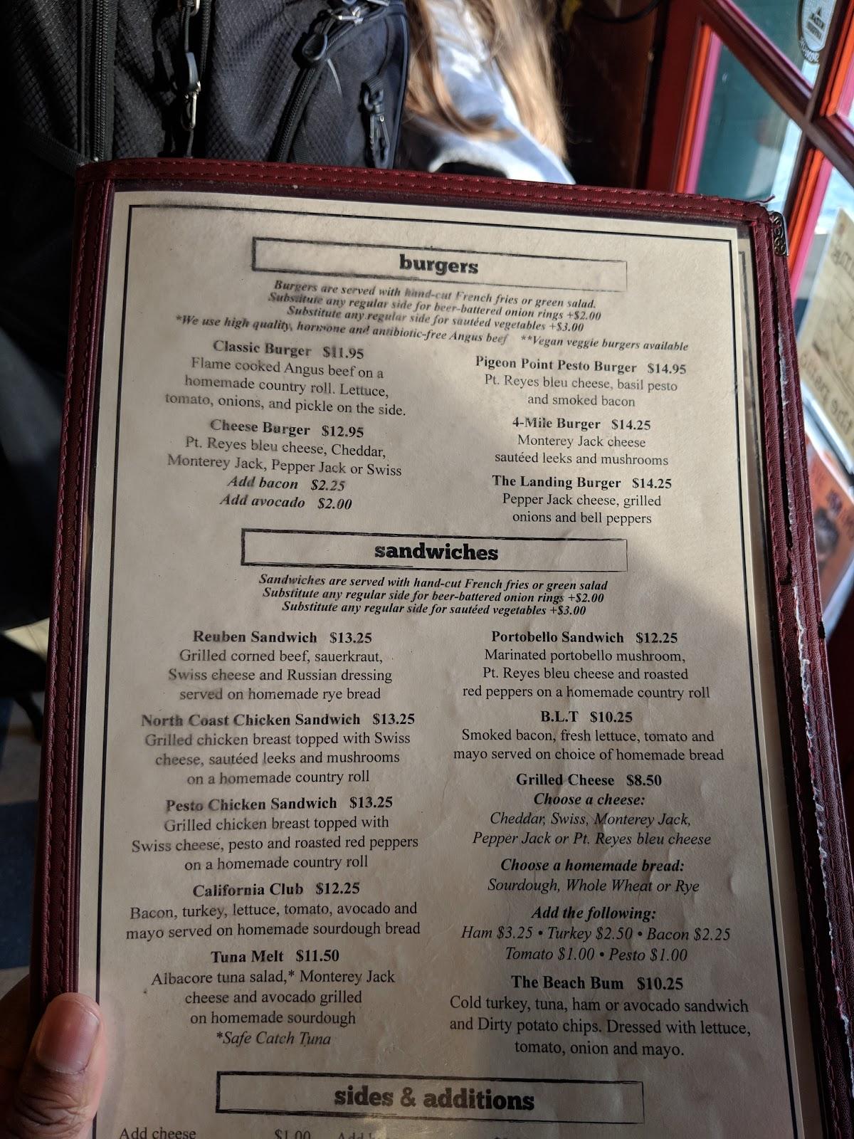 Menu at Whale City Bakery, Davenport