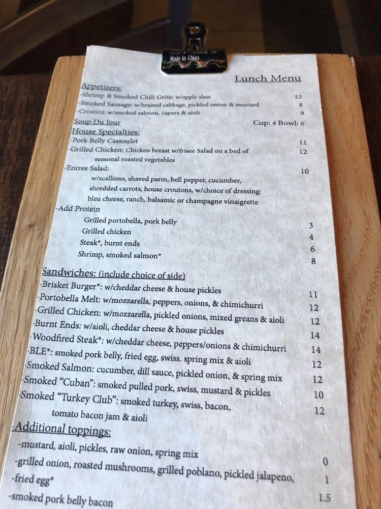 Menu at Sierra Grill pub & bar, Lenexa