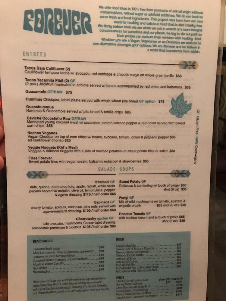 Menu at Forever pub & bar, Ciudad López Mateos, Guanajuato 54