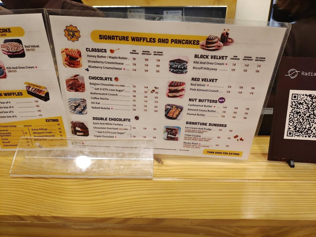 Menu at The Belgian Waffle Co Thiruvalla, Thiruvalla
