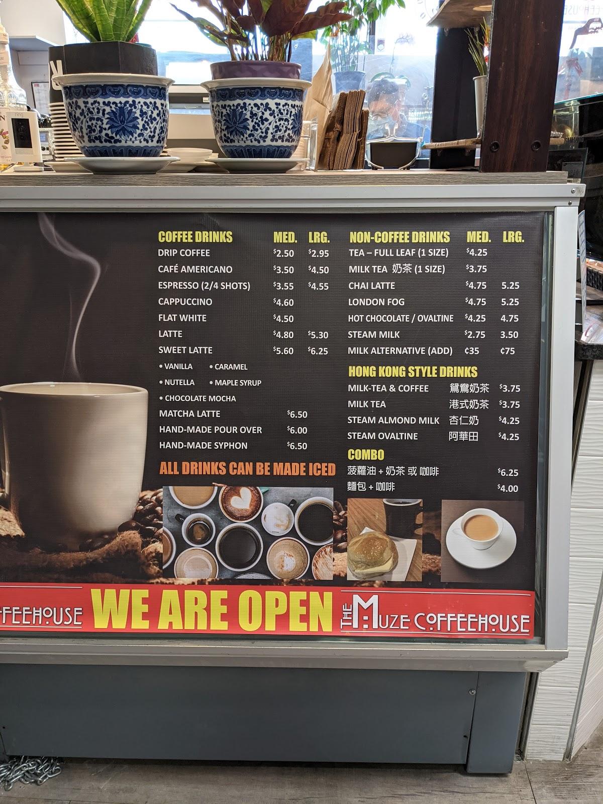 Menu at HIDDEN CORNER cafe, Calgary