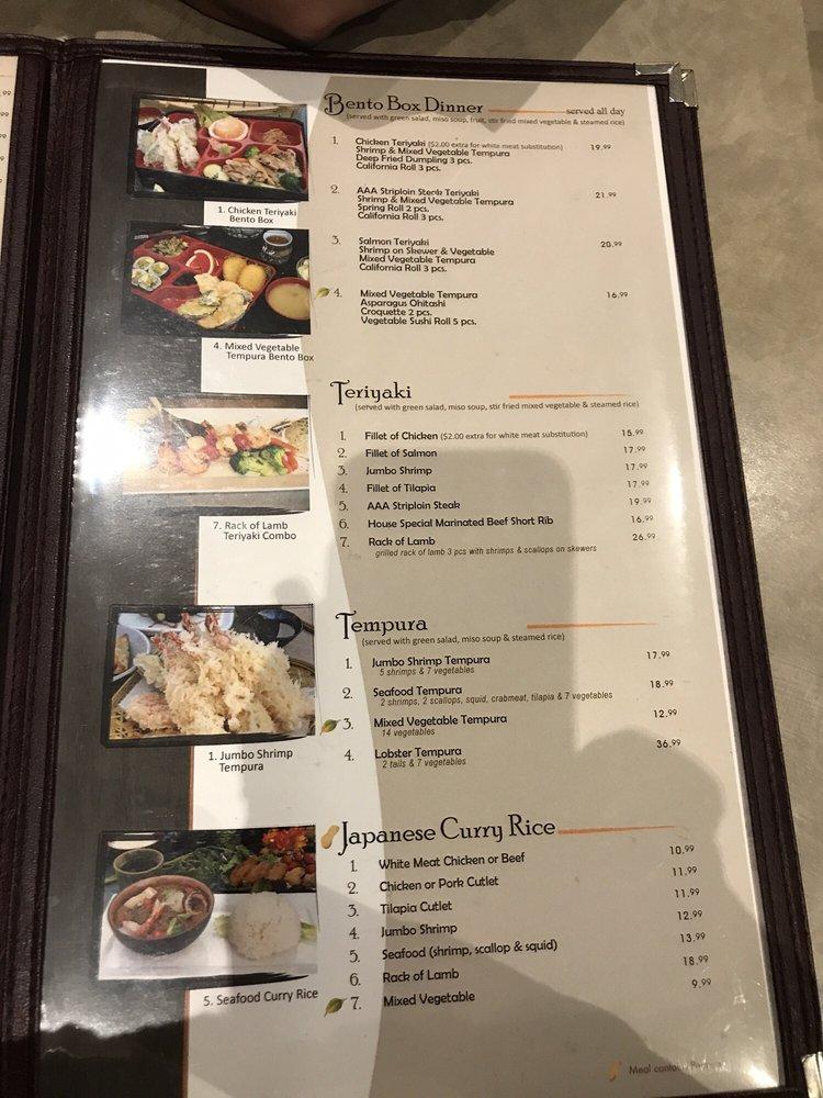 Menu at The Villa restaurant, Whitby