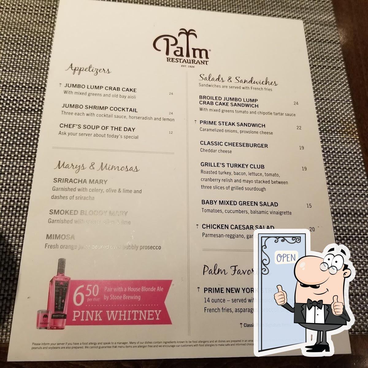The Palm Bar & Grille, 303 30th St in New York City - Restaurant menu ...