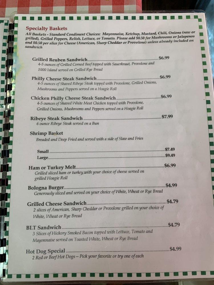 Menu at The Farmer's Kitchen restaurant, Bunn