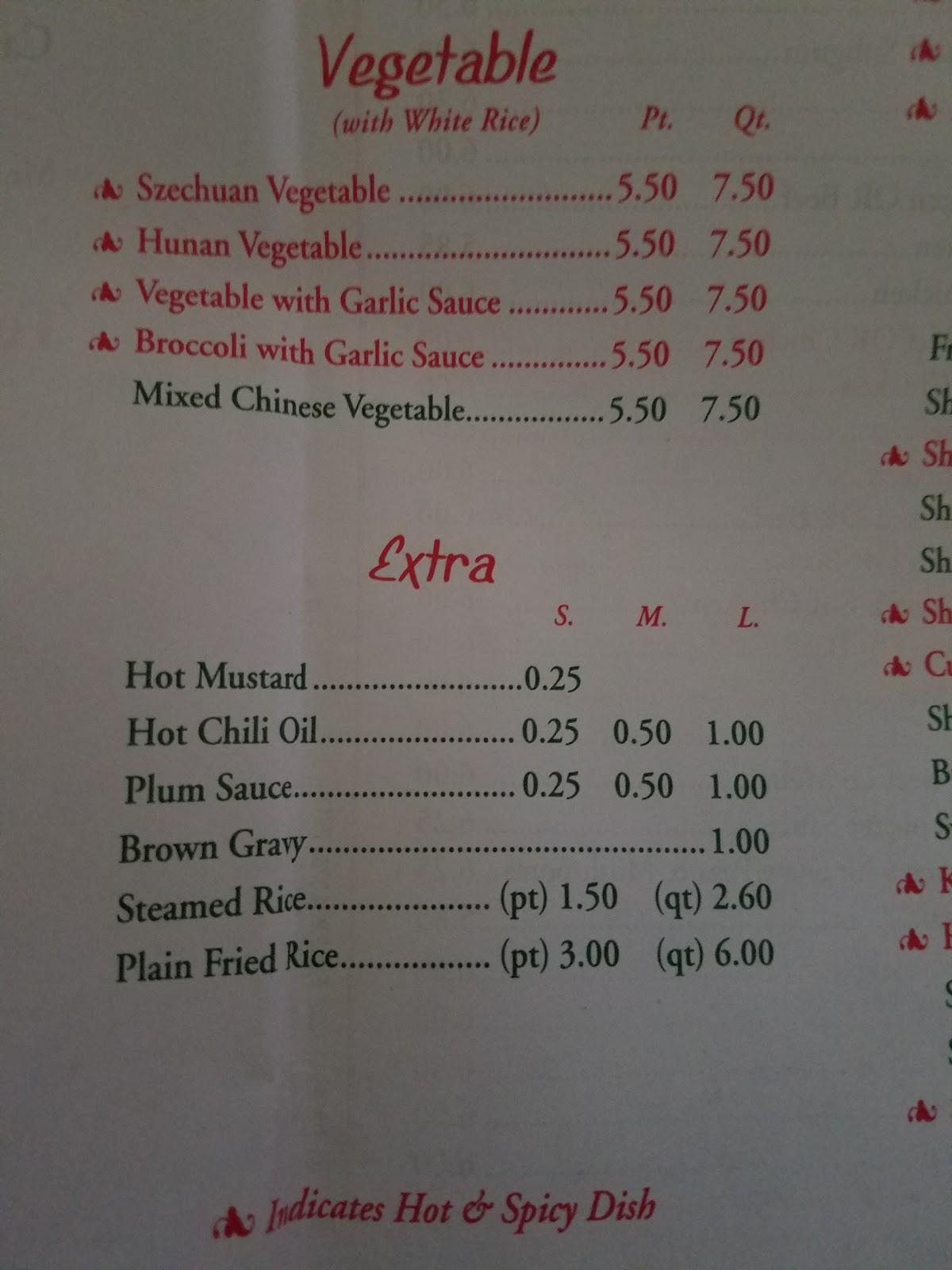 Menu at China Chef restaurant, Romulus, Wayne Rd